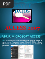 Creando Tablas en MS-Access | PDF | Bases de datos | Software