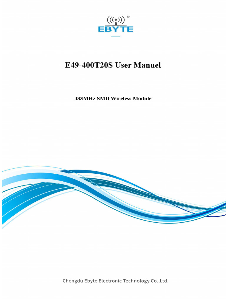 E49-400T20S Usermanual EN v1.4 | PDF | Power Supply | Electromagnetic Interference