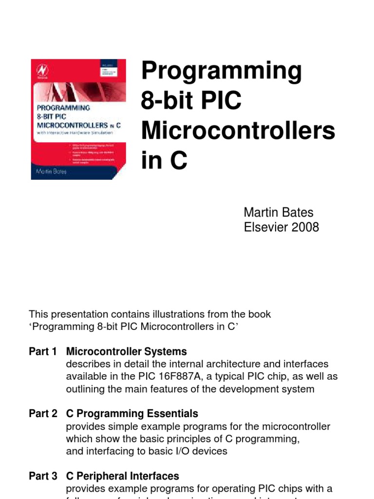 Part 1 | PDF | Pic Microcontroller | Microcontroller