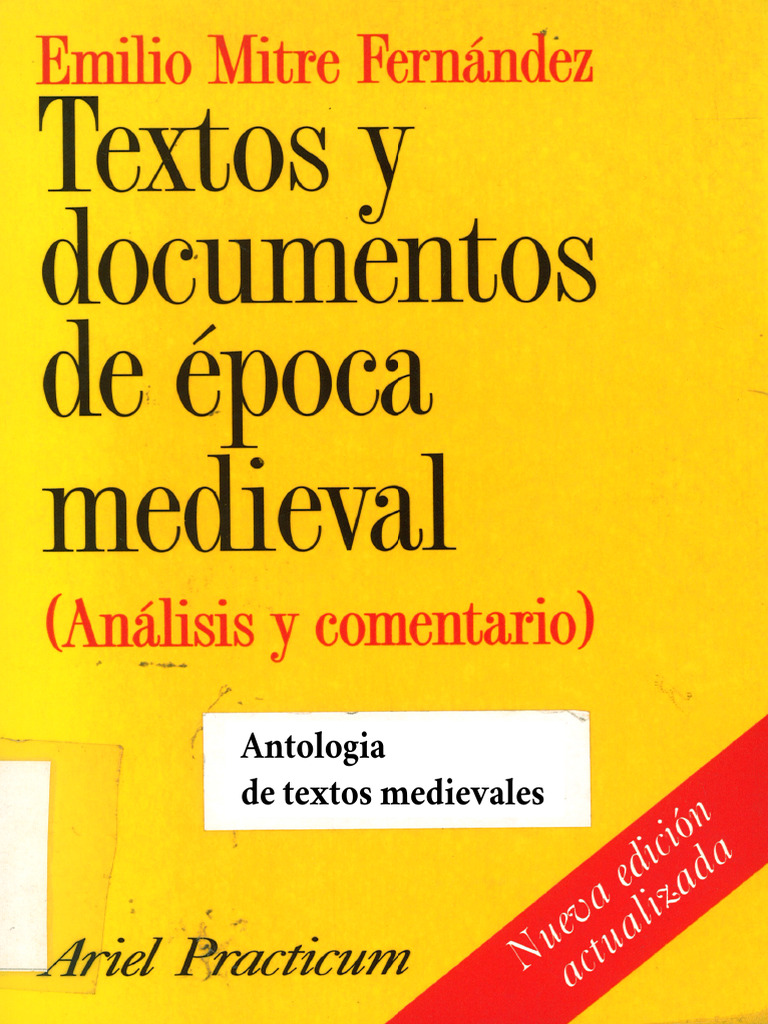 Mitre, Textos y Documentos de La Historia Medieval | PDF | Clásicos