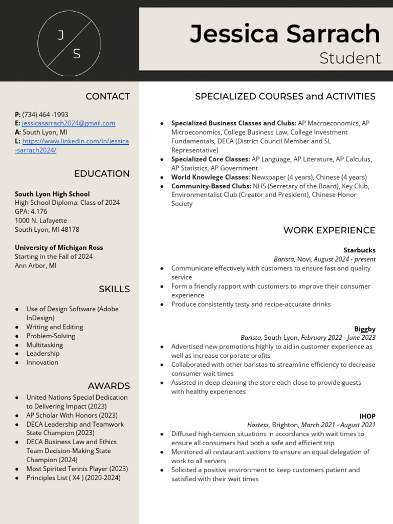 Jessica Resume | PDF | Business