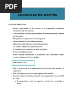 ARGUMENTATIVE ESSAY GRAPHIC ORGANIZER - Oct 2024 | PDF