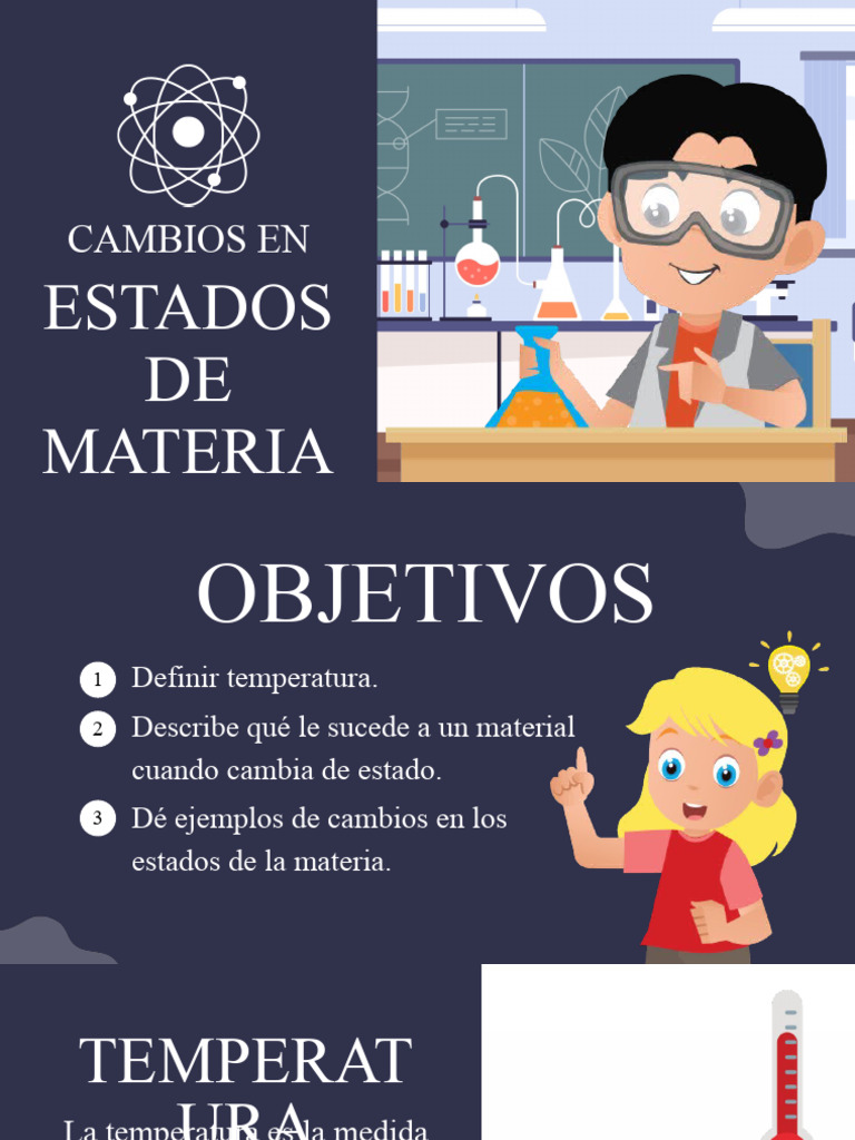Cambios de Estado de La Materia | PDF