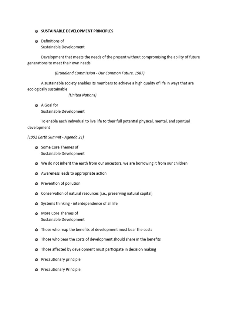 Unit 5 SD NOTES | PDF | Sustainability | Environmental Degradation
