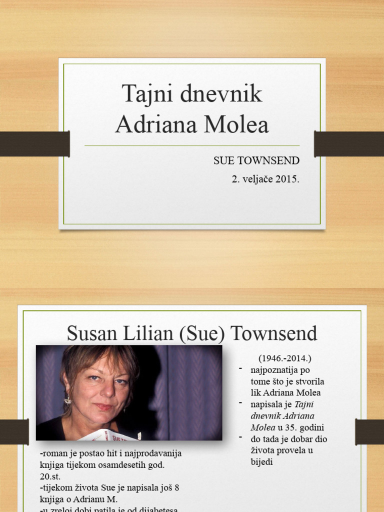 Tajni Dnevnik Adriana Molea | PDF