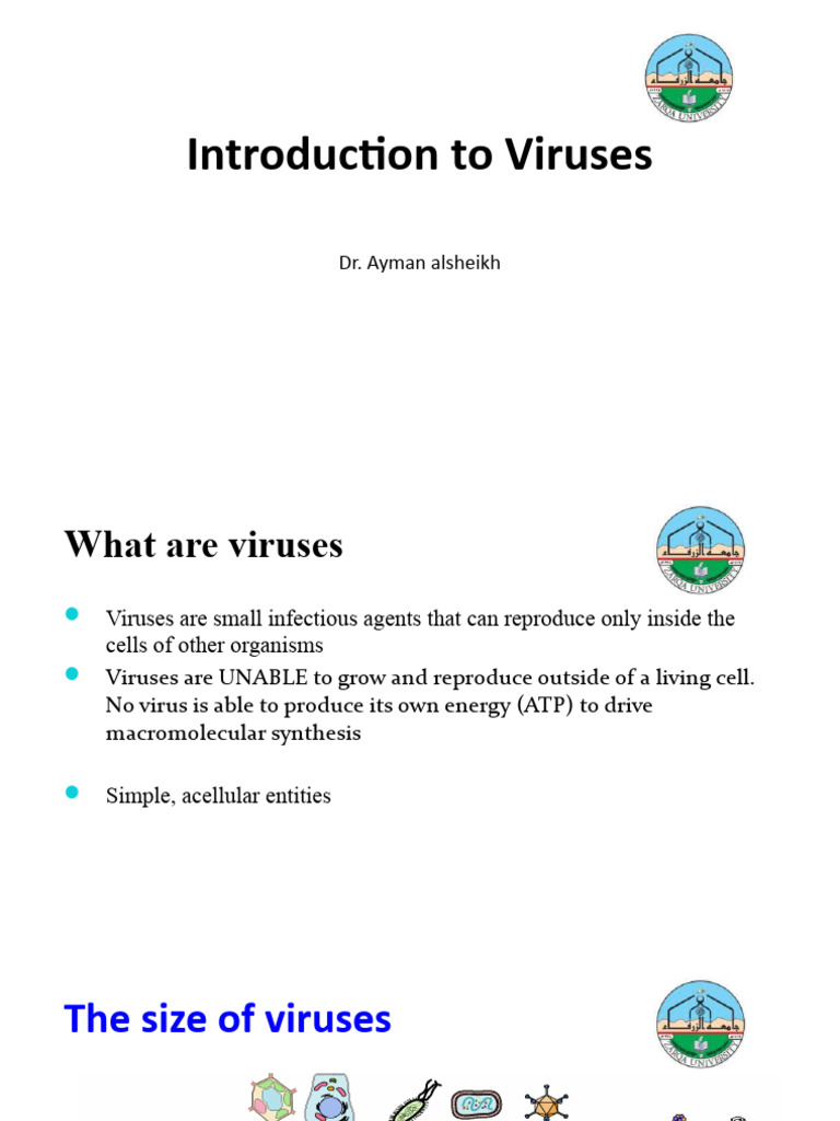 1.introduction To Viruses | PDF | Virus | Microorganism