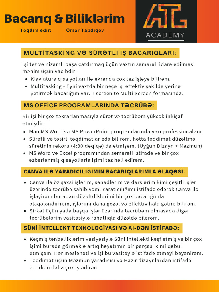 Project Biographic - Omer | PDF