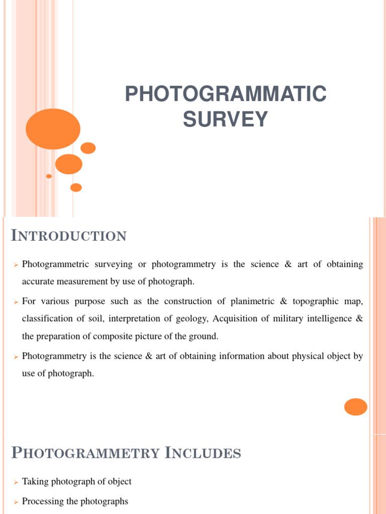 Chap-4 PHOTOGRAMMATIC SURVEY | PDF | Optics | Imaging