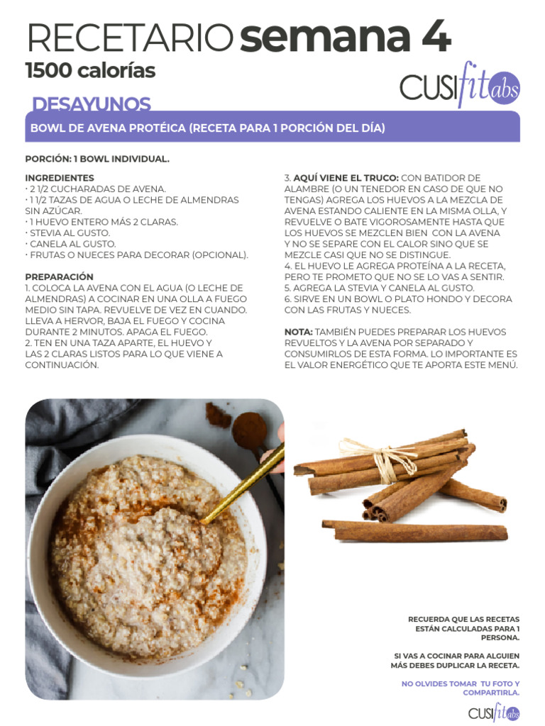 Recetas Plan 1500 4 | PDF | Pizza | Batata