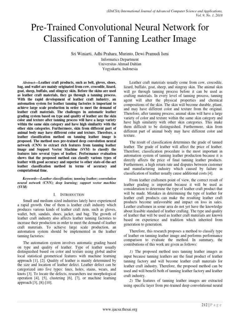 Pre Trained Convolutional Neural Network | PDF | Support Vector Machine | Sensitivity And ...