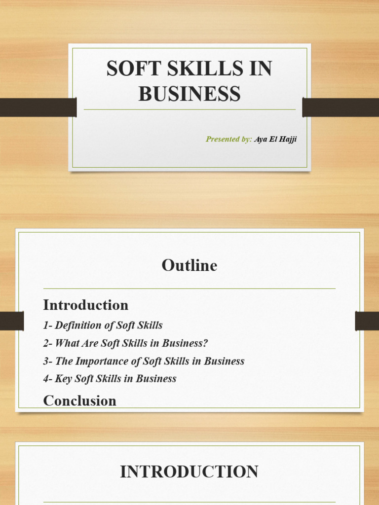 Soft Skills In Business Pdf Skill Leadership