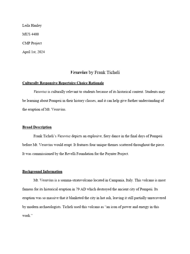 cmp project | PDF | Musical Forms | Musical Compositions