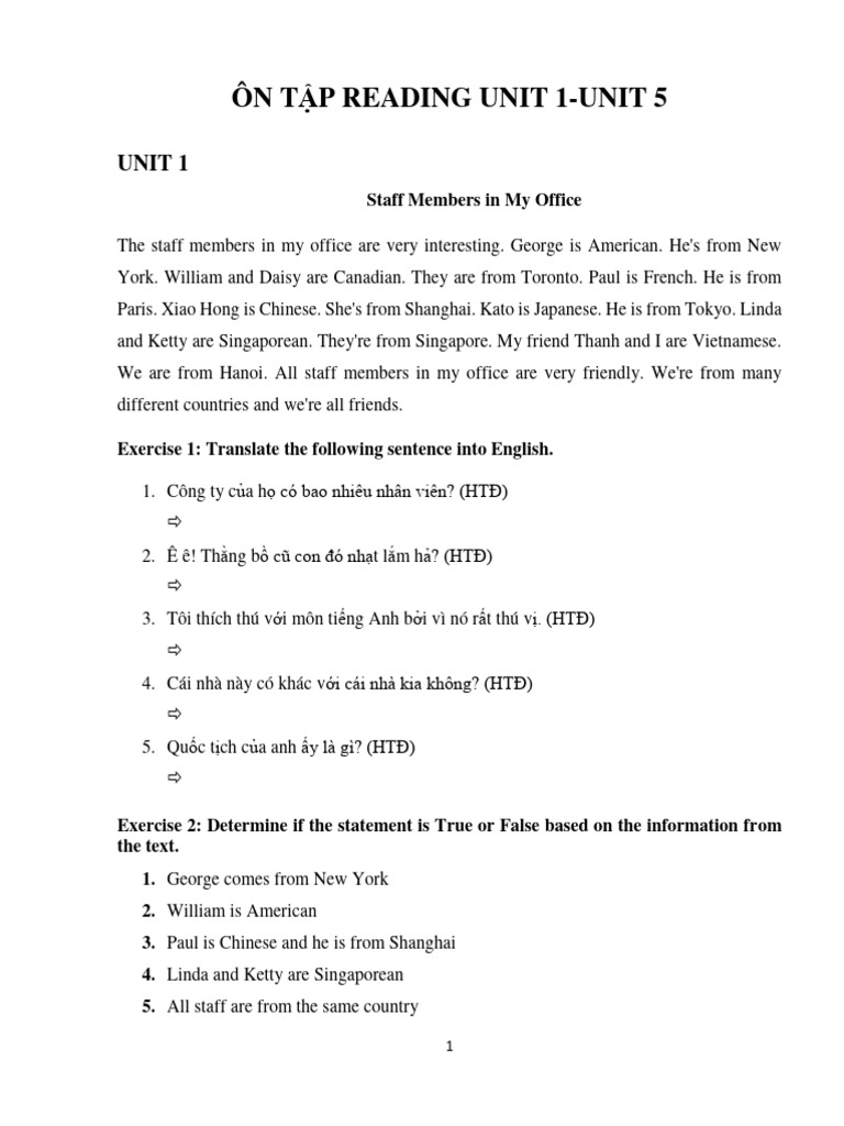 English Reading Practice Guide | PDF