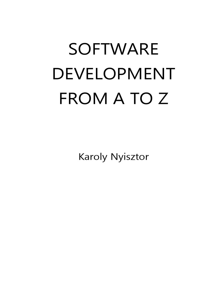 Software Development From A To Z | PDF | Scrum (Software Development) | Agile Software Development