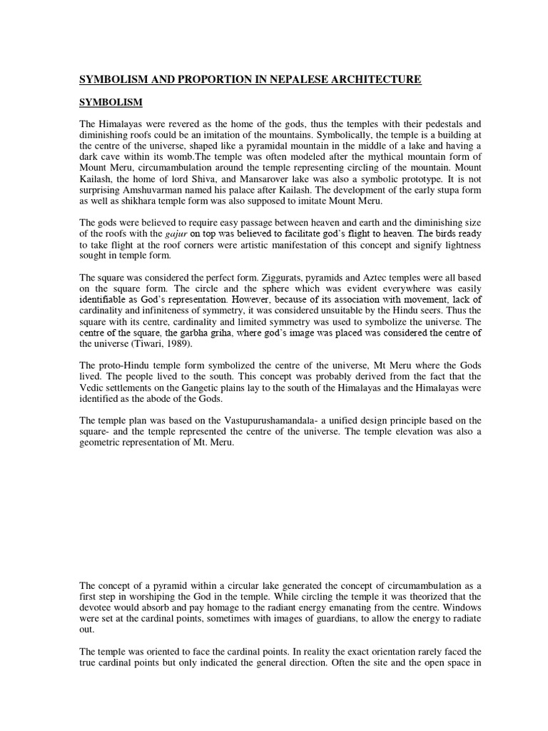 SYMBOLISM | PDF | Temple