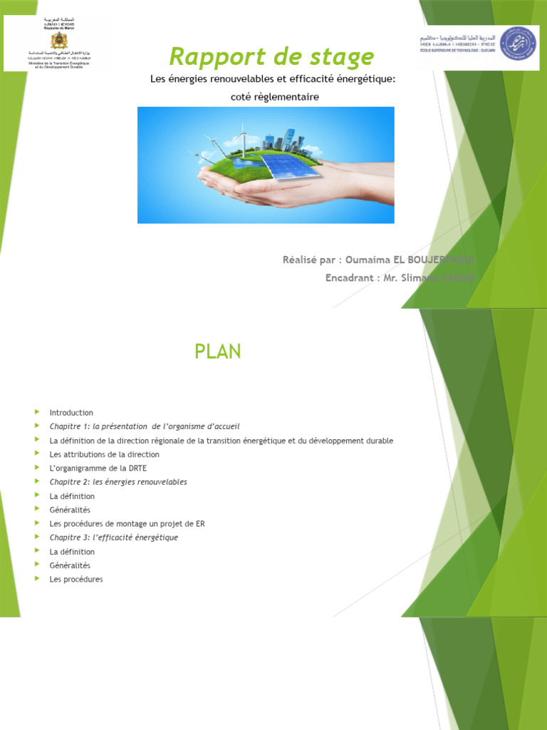 Rapport de Stage - Copie | Télécharger gratuitement PDF | Efficacité énergétique | Énergie ...