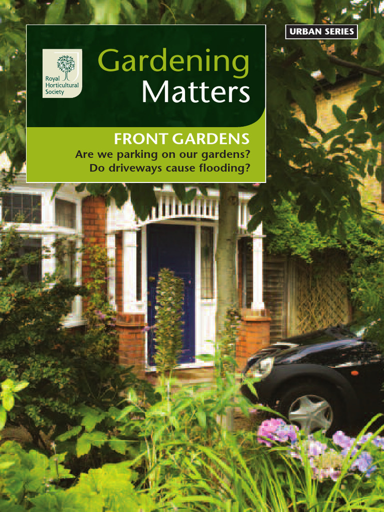 Gardening Matters Front Gardens Urban Greening | PDF | Flood | Road Surface