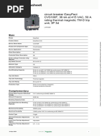 Product Data Sheet: Easypact CVS - CVS630F ETS 2.3 Circuit Breaker ...