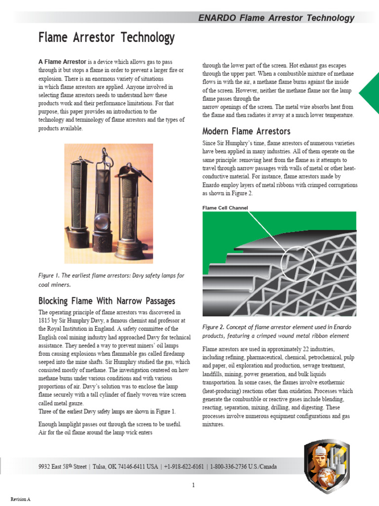 Flame Arresters | PDF | Combustion | Explosion
