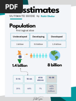 India Guesstimate Cheat Sheet 2025 | PDF | Consumption (Economics ...