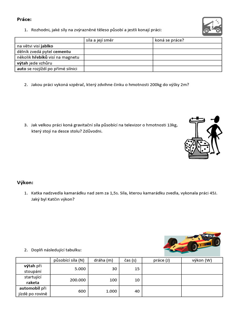 8 1.2 Prace Vykon Priklady | PDF