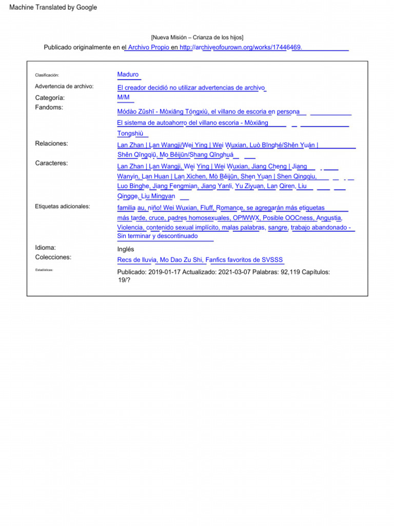 New - Mission - Parenting Spanish Version | PDF