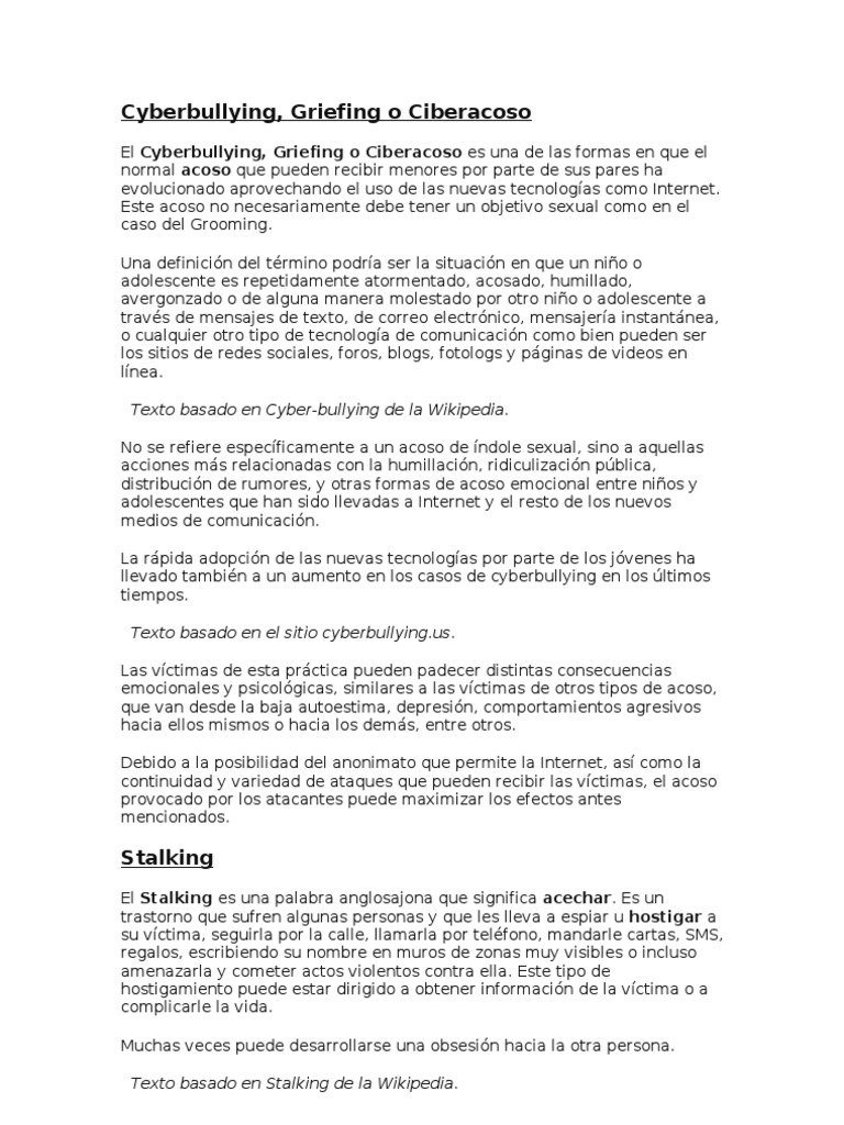 TP n12-4 | PDF | Acoso cibernético | Acoso sexual