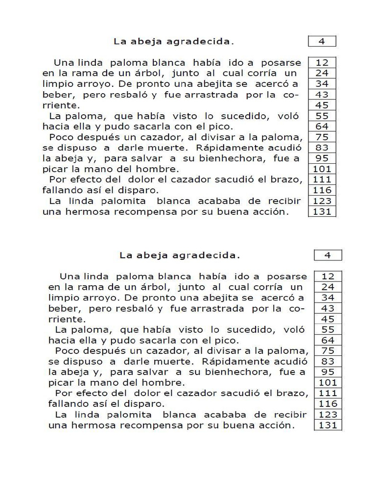 Velocidad Lectora | PDF