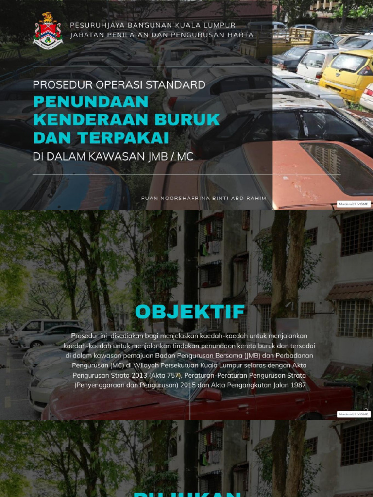 SOP TUNDA KERETA - PPTX - by COBKL | PDF