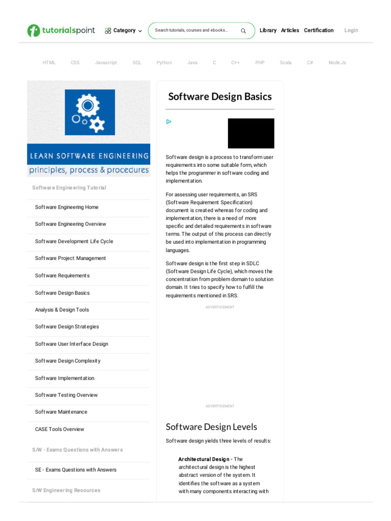 Software Design Basics | Download Free PDF | Software | Computer Programming
