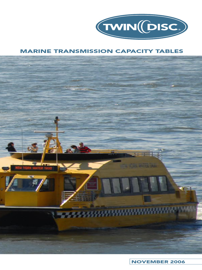 Twin Disc Product Guide 2006 Nov | PDF | Horsepower | Mechanical ...