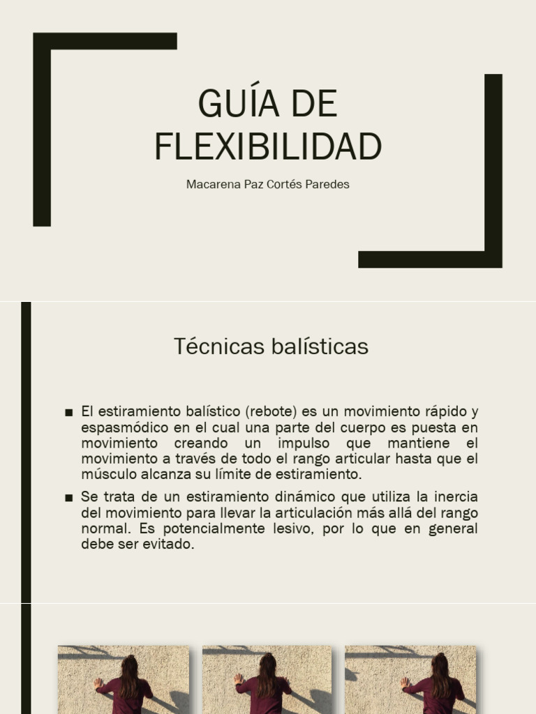 Guía de Flexibilidad | PDF | Flexibilidad (anatomía) | Músculo