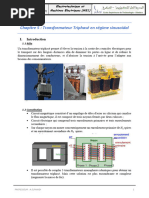 Diapo 1 - Transformateur Triphasé | PDF | Transformateur électrique | Inducteur