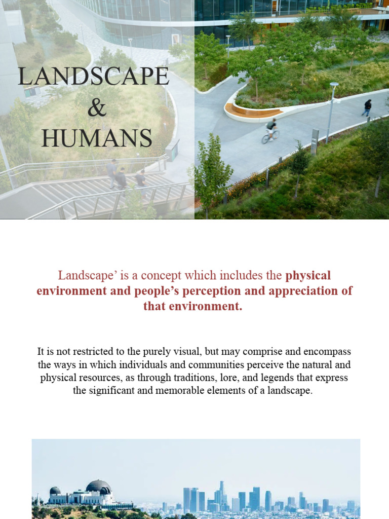 Understanding Cultural Landscapes | PDF | Earth Sciences