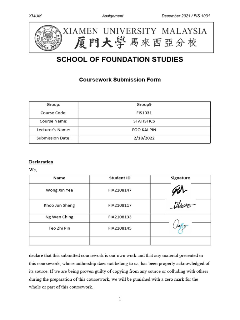 Assignment QS | Download Free PDF | Histogram | Standard Deviation