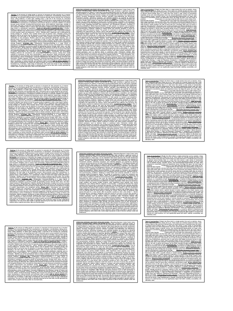 Retail Marketing Pdf Retail Marketing