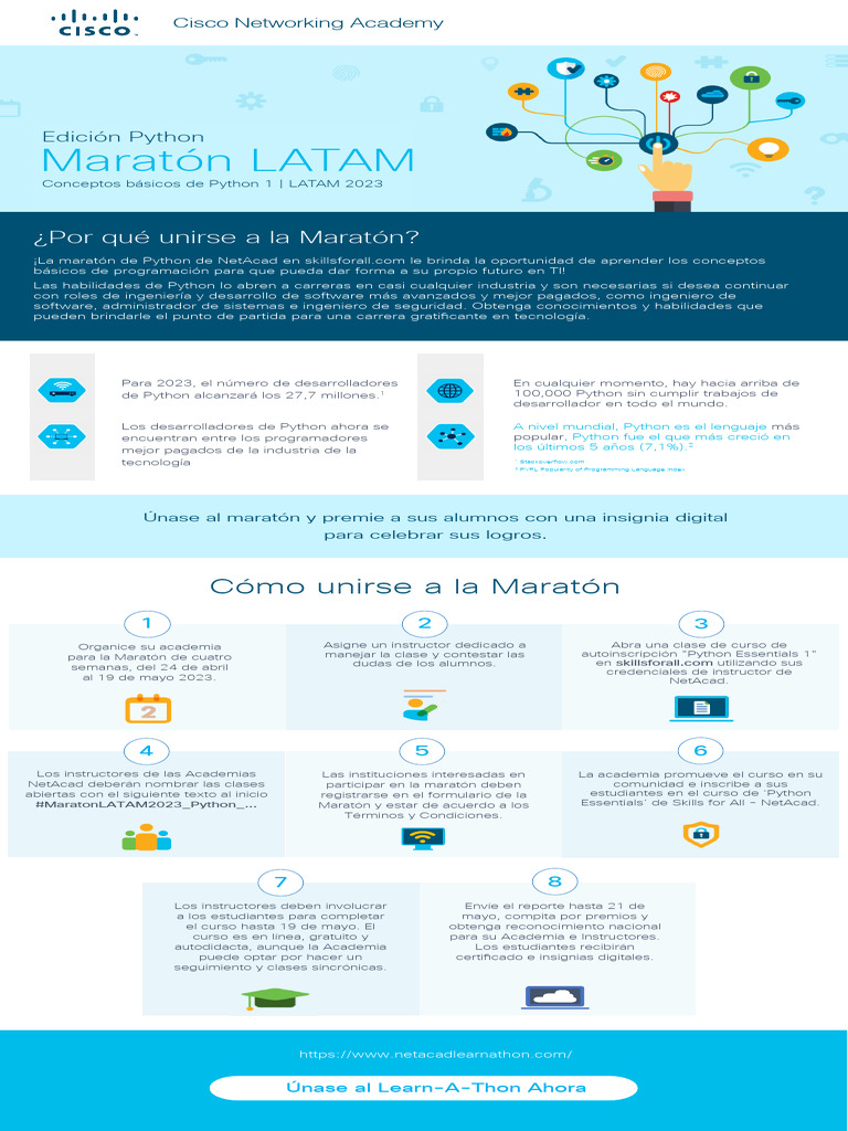 Maratón Python 2023: Aprende y Certifícate | PDF | Python (lenguaje de programación ...