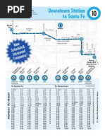 Weekday Train Schedule 10 7 24 | PDF | Albuquerque | Passenger Rail ...