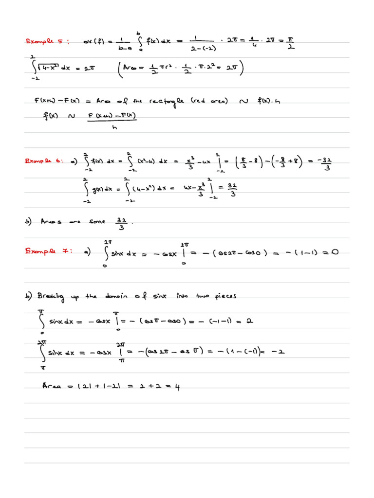 Calculating Areas with Integrals | PDF | Teaching Methods & Materials