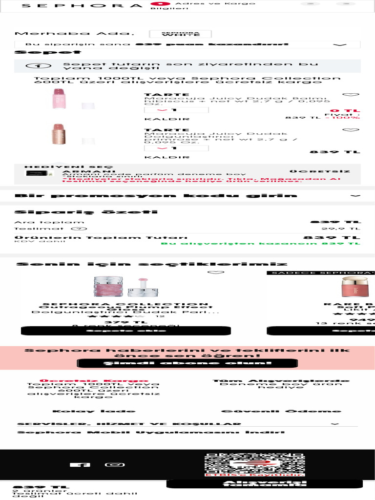 Sepetim SEPHORA | PDF