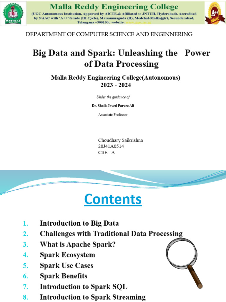 20J41A0514-Big Data Spark | PDF | Apache Spark | Big Data
