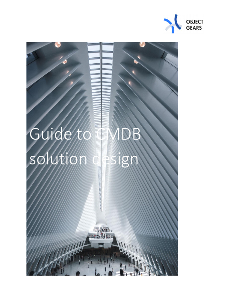 Guide-to-cmdb-solution-design | PDF | Databases | Server (Computing)
