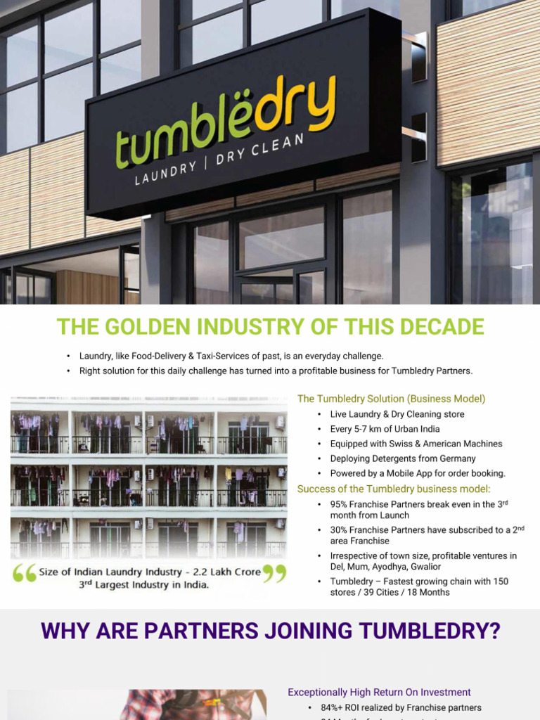 Tumbledry-Franchise-Brochure-Latest-20-2021 | PDF