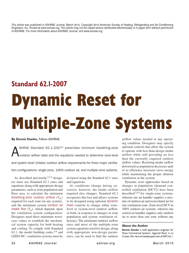 2010 03 Dynamic Reset For Multiple-Zone Systems - Stanke | PDF ...