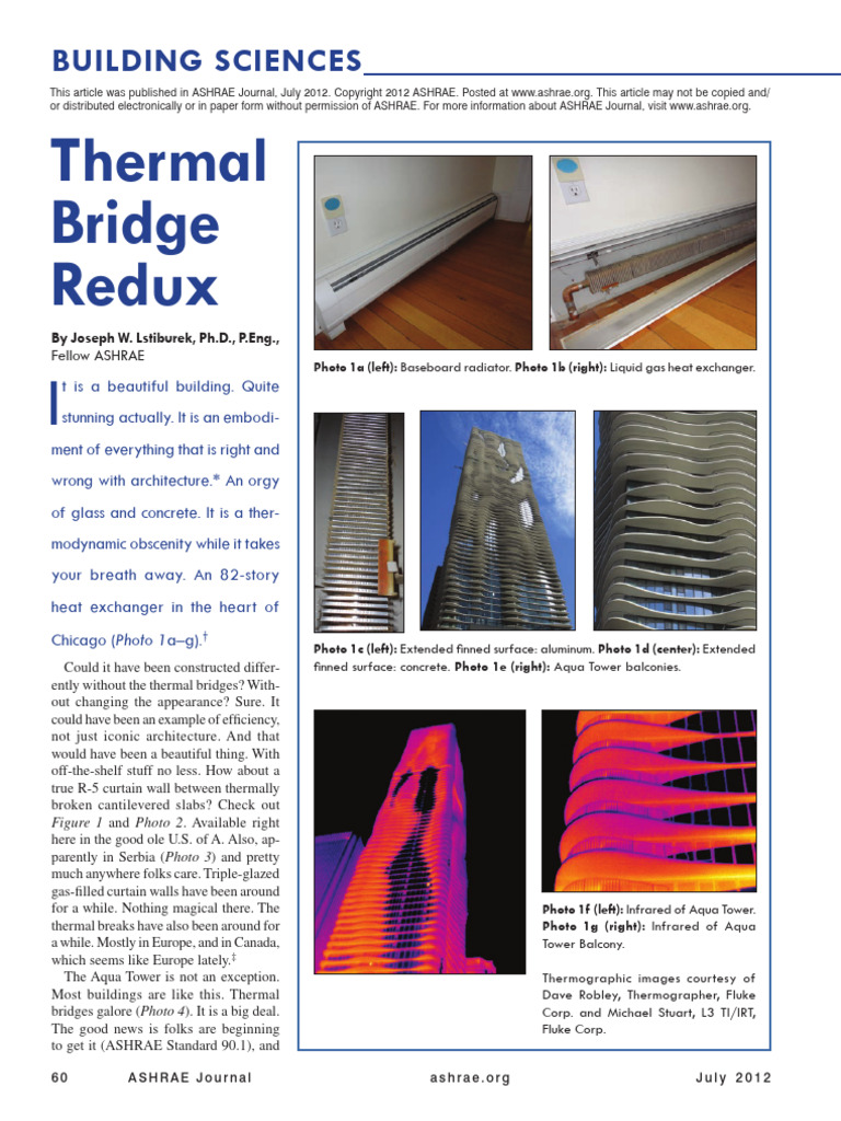 2012 07 Building Sciences - Thermal Bridge Redux - Lstiburek | PDF ...