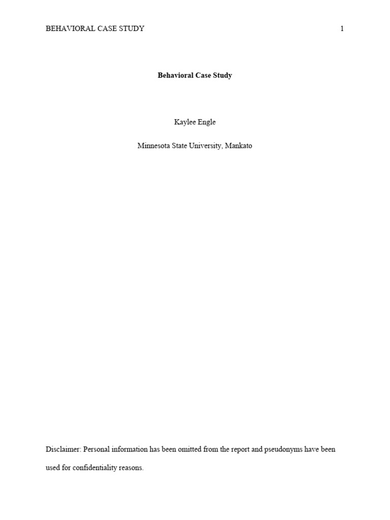 Ke Case Study | Download Free PDF | Individualized Education Program | Behavioural Sciences