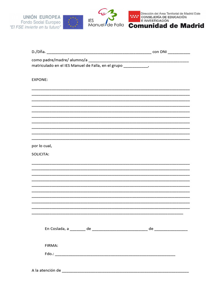 Expone Solicita | PDF