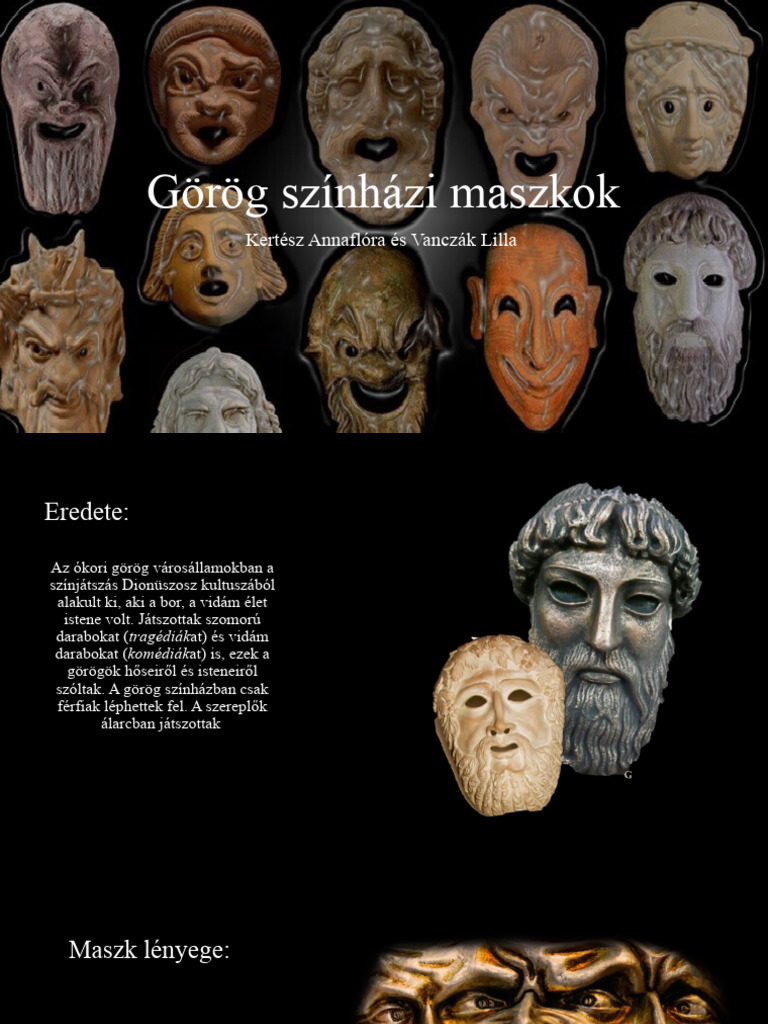Görög Színházi Maszkok | PDF