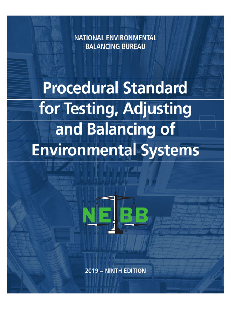 2019 NEBB - Ninth Edition - TAB Procedure Standard Commissioning | PDF ...