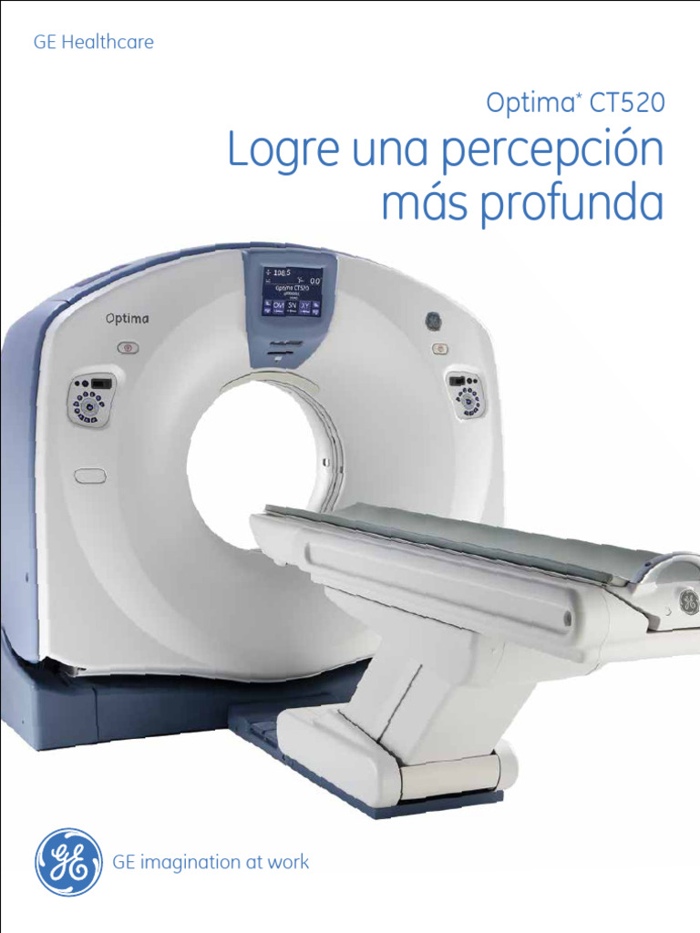Optima CT520: Innovación en Tomografía | PDF | Ct Scan | Imagenes medicas